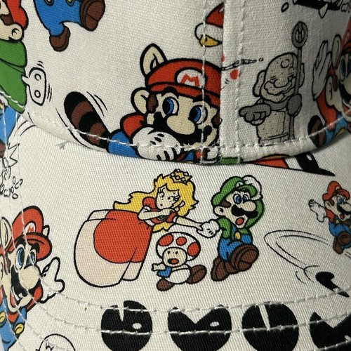 Nintendo Super Mario Bros Fitted Hat Cap One Size Fits Most 2009 Y2K A ...