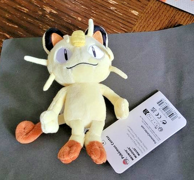 Meowth original Pokémon center nyc Sitting Cuties Plush new With Tag | eBay