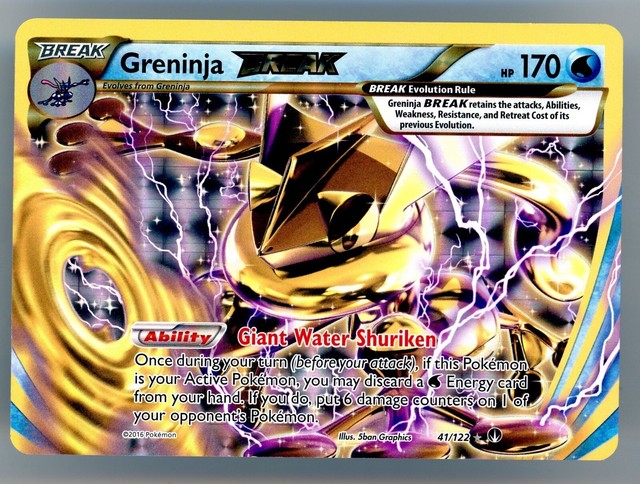 Pokémon TCG Greninja-Break BREAKPoint 41/122 for sale online | eBay