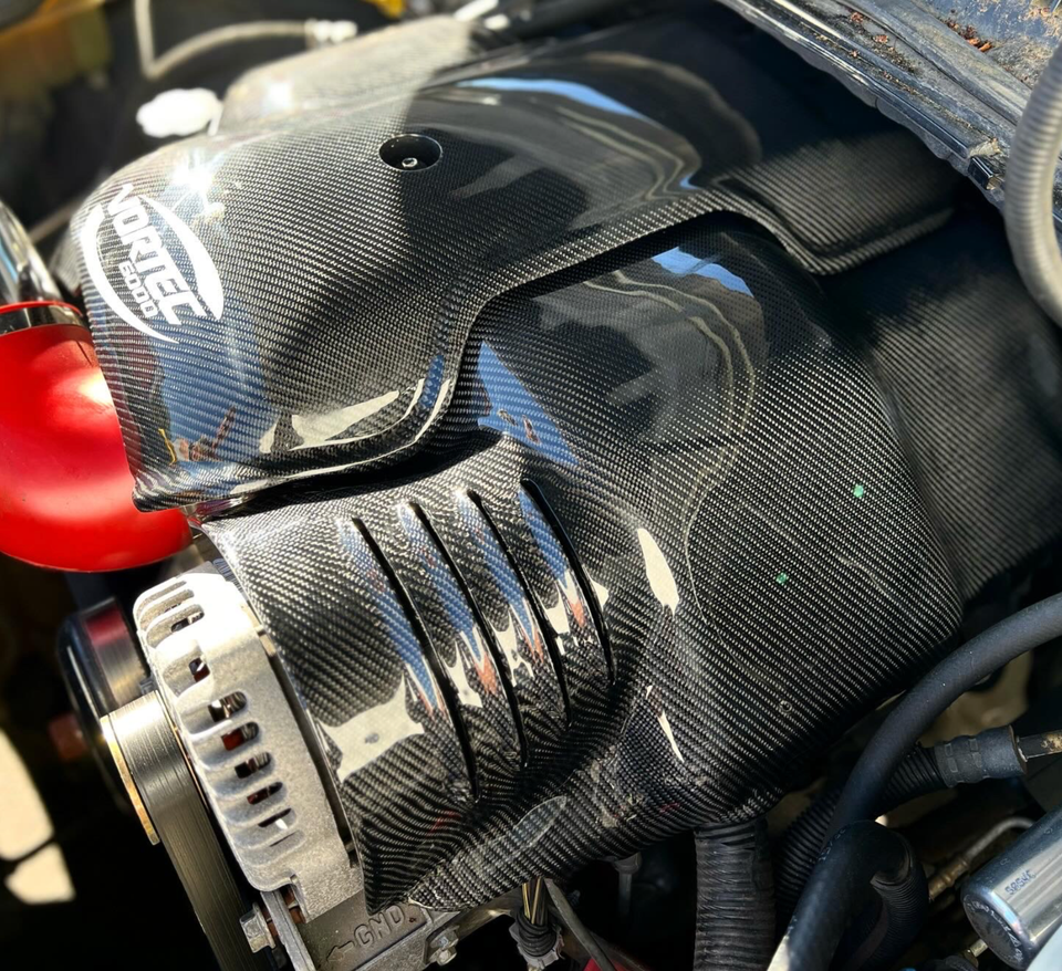 Carbon Fiber 6.0 ENGINE COVER SILVERADO SIERRA TAHOE NBS 2003-2006 | eBay