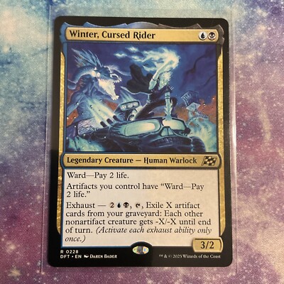 Winter, Cursed Rider (REGULAR) x1 - MTG Aetherdrift DFT #228 | eBay