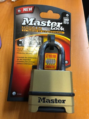 Master Lock Magum M175XDLF Set Your Own Combination Lock | eBay