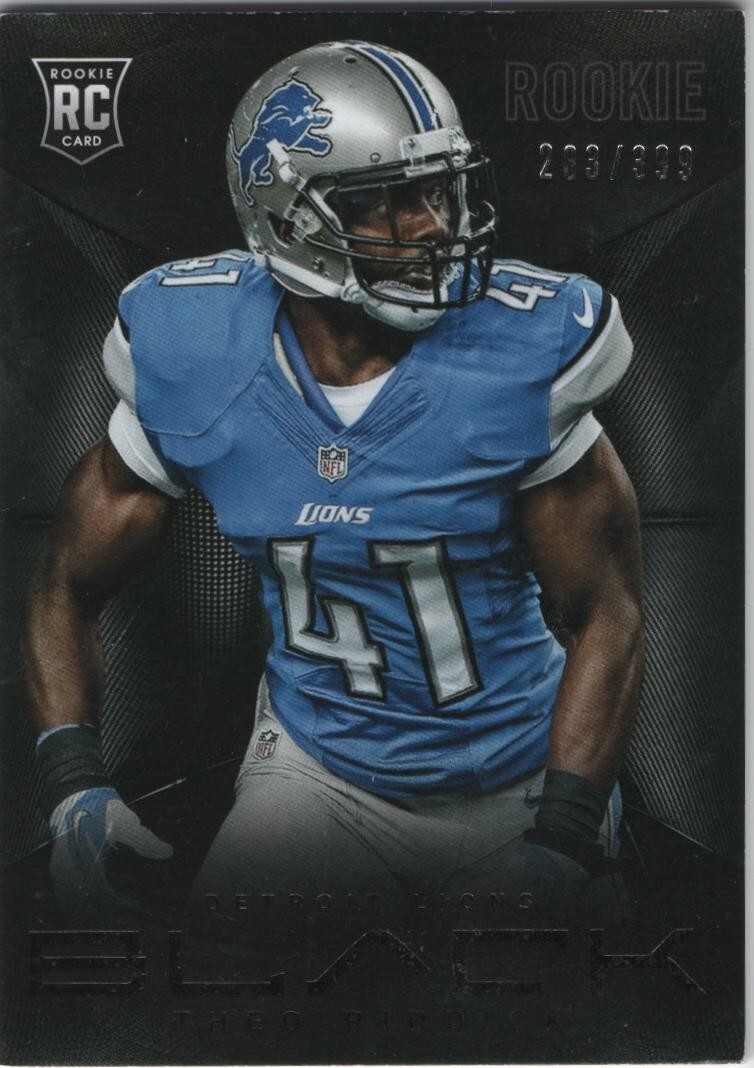 2013 Panini Black Theo Riddick Rookie /399 #185 | eBay