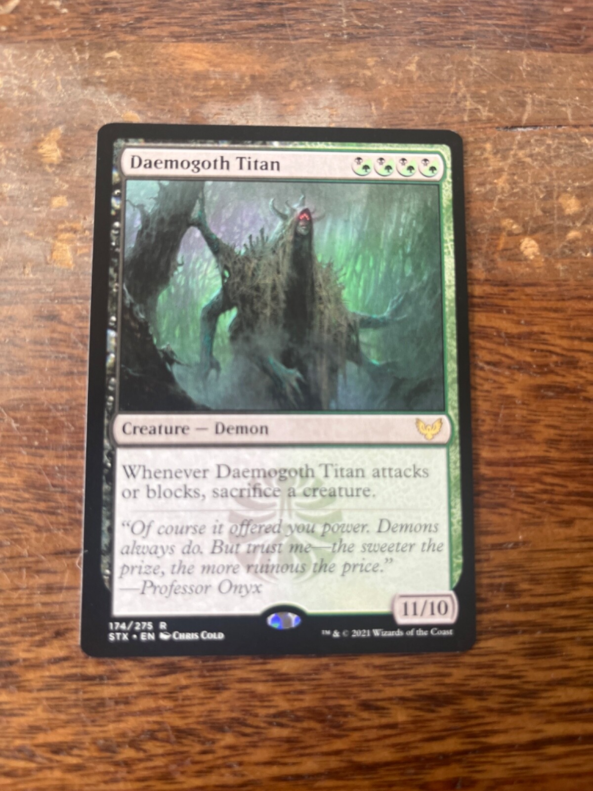 MTG Trading Card-DAEMOGOTH TITAN Strixhaven | eBay Australia