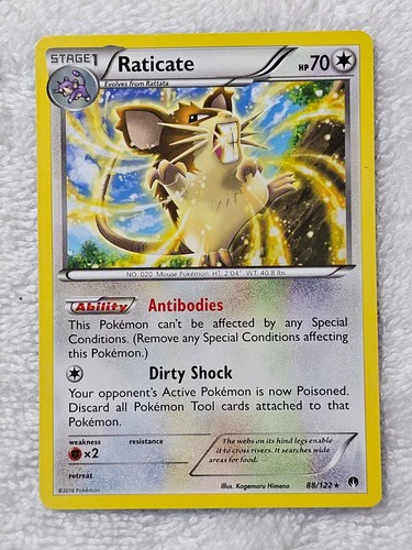 Pokemon TCG Raticate - XY - BREAKpoint (BKP) 88/122 2016 - Rare NM | eBay