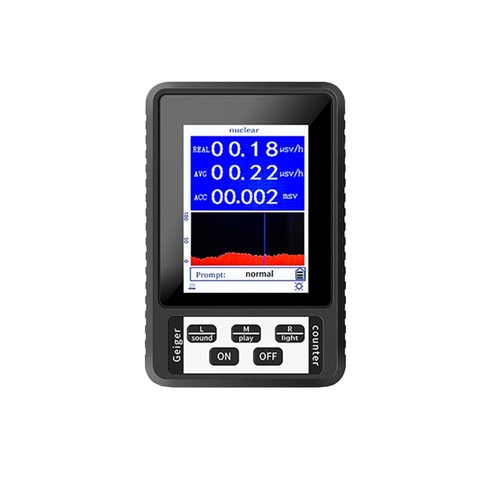 Wide Range Geiger Counter with Clear Measurement Data and Alarm ...