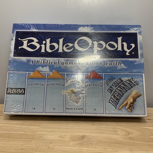 NEW BibleOpoly ~ A BIBLICAL BOARD GAME OF FUN & FAITH MONOPOLY ~ NEW ...