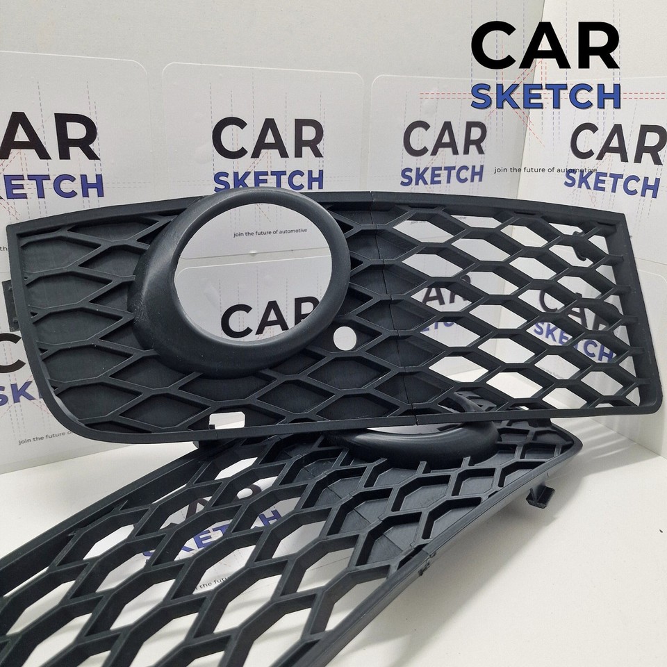 Audi A4 B6 Ultrasport Package Front Bumper Side Lower Grille Right 8E0 ...