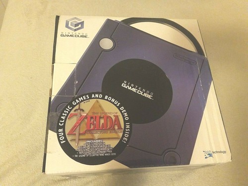 Purple Nintendo Gamecube Console Zelda Collectors Edition Box *NO GAME ...