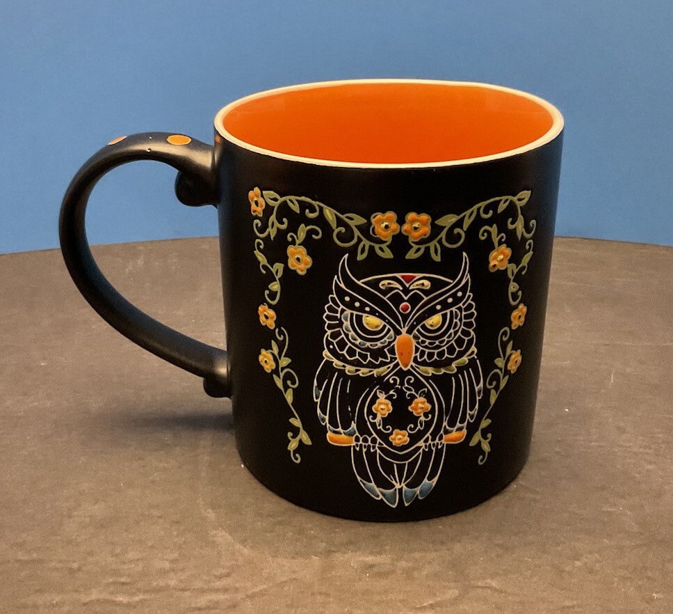 Day of the Dead Owl Halloween MUG BY ELI & ANA FALL CERAMIC COLORFUL | eBay
