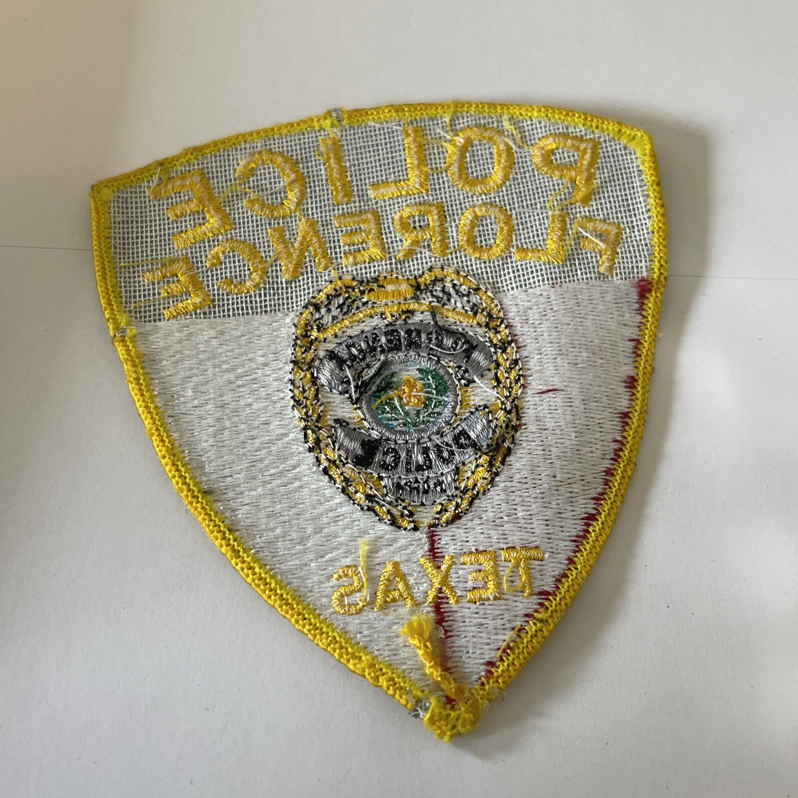 FLORENCE TEXAS POLICE PATCH SHOULDER SIZE OBSOLETE | eBay