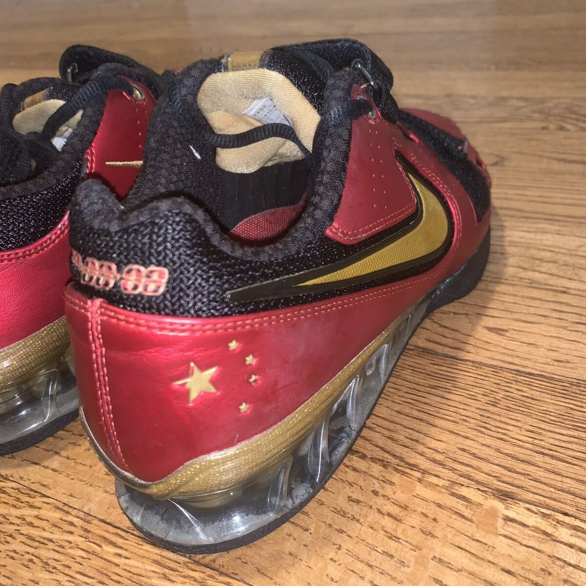 Nike Romaleos 315815-671 Red Gold Team China 中国 US Men's Nike Romaleos 315815-671 Red Gold Team China 中国 US Men's
