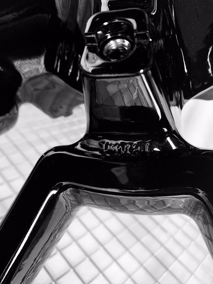 HARLEY RIMS DYNA LOW RIDER LOW RIDER S CUSTOM GLOSS BLACK OEM WHEELS ...