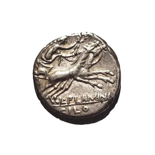Roman Republic.Moneyer Lucius Flaminius Chilo.lot 428 | eBay