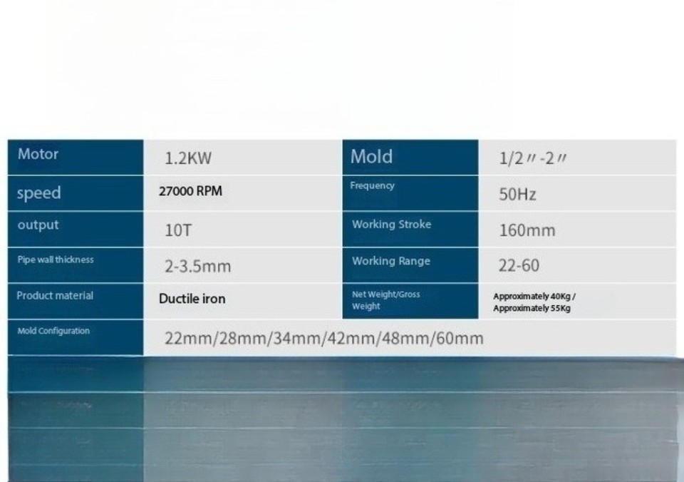 Electric Hydraulic Pipe Bender Heavy Duty Stainless Steel Compact ...