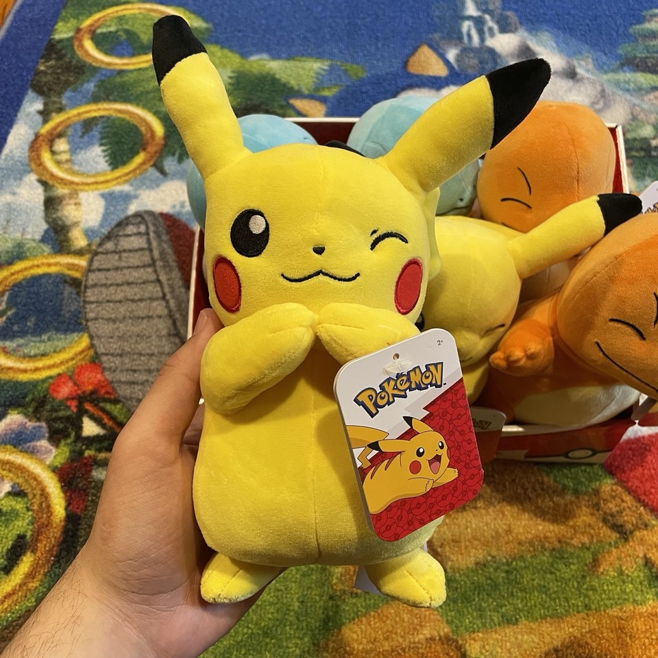 Pokémon Plush Toy Case Of 6 Pikachu Squirtle Charmander 8” New Jazwares ...