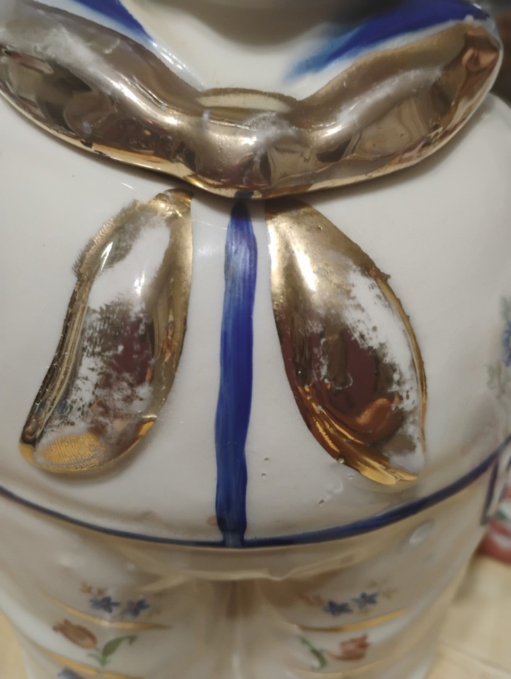 VINTAGE USN BY SHAWNEE USA CO SAILOR BOY COOKIE JAR HANDPAINTED with ...