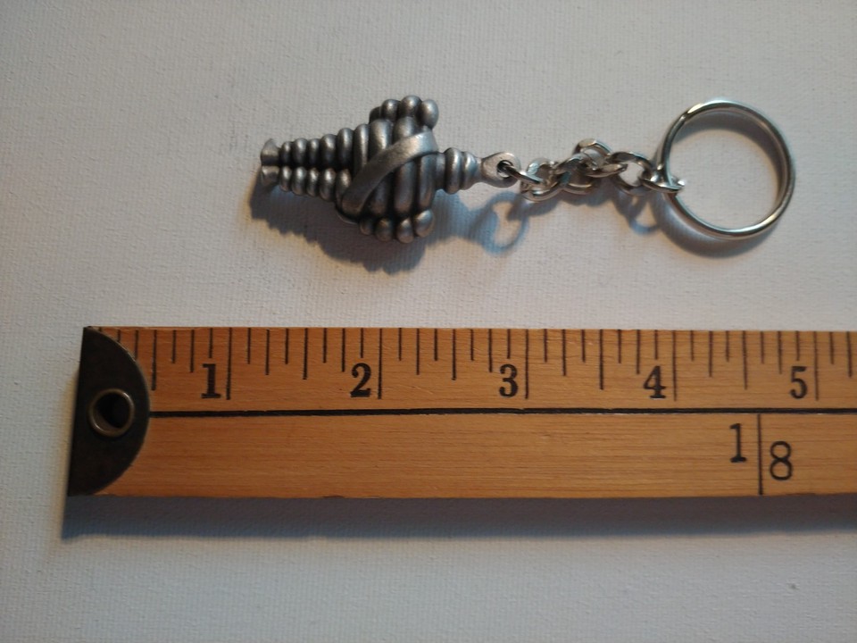 * RARE 80S KEYCHAIN RING MICHELIN TIRES BLIMP MAN PEWTER PORTE CLEFS ...