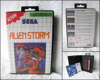 Sega Master System Video Game - Alien Storm (1991) PAL, Manual Included ...