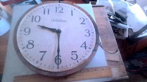 1920s Telechron Wall Clock school office Model F3G4 antique vintage old ...