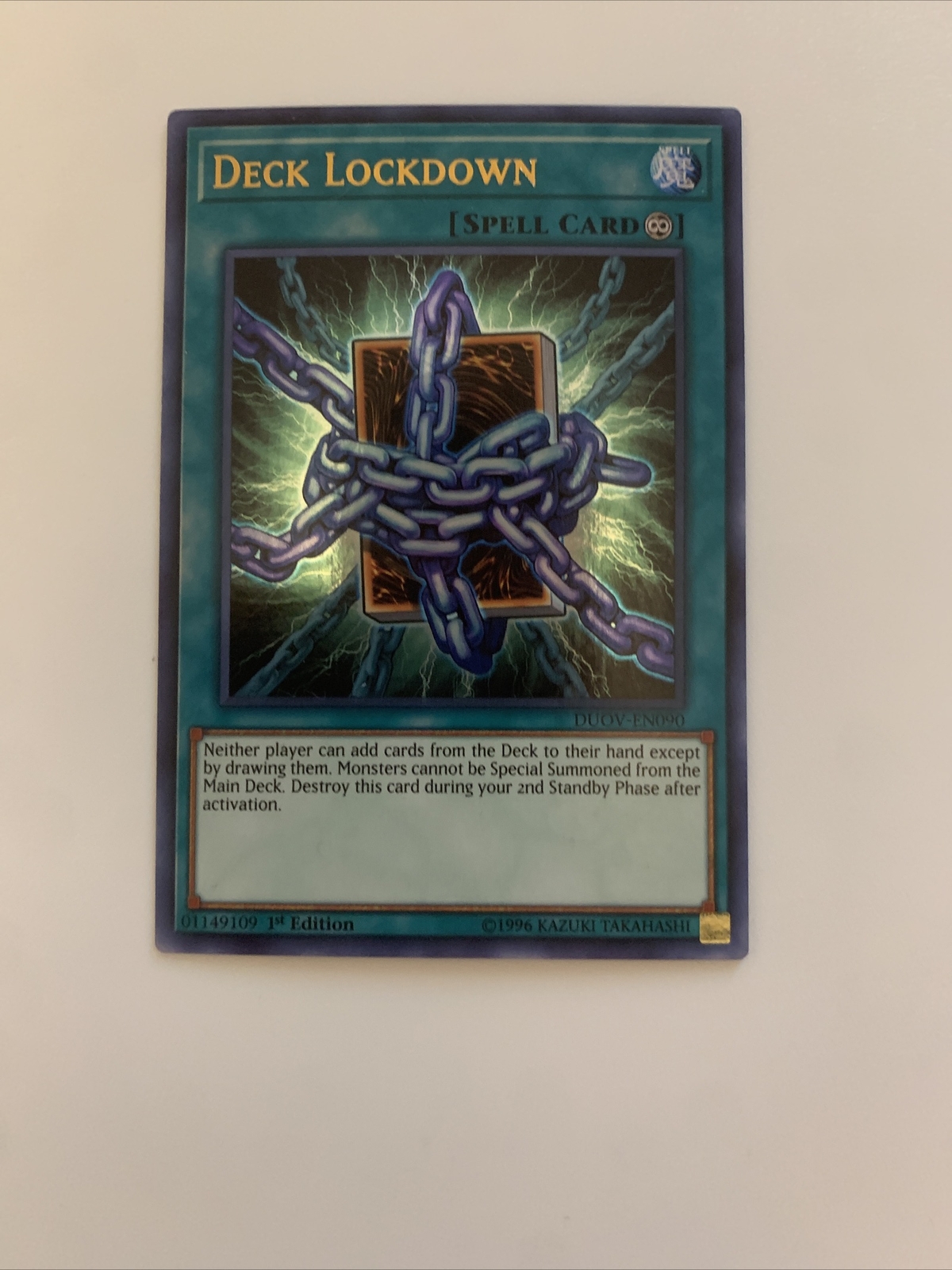 Yu-Gi-Oh! TCG Deck Lockdown Duel Overload DUOV-EN090 1st Edition Ultra ...