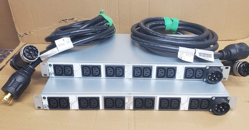 LOt of 2 ACBel IBM 74Y5784 PDU 12 Port W/ 39M5416 Power Cord | eBay