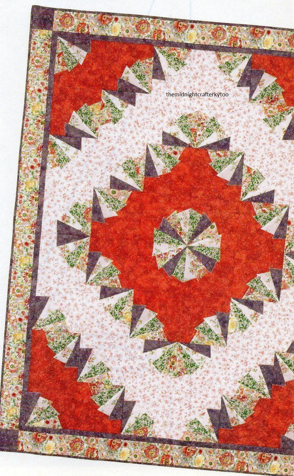 Chantilly Fans Quilt Pattern Pieced/Applique KH | eBay