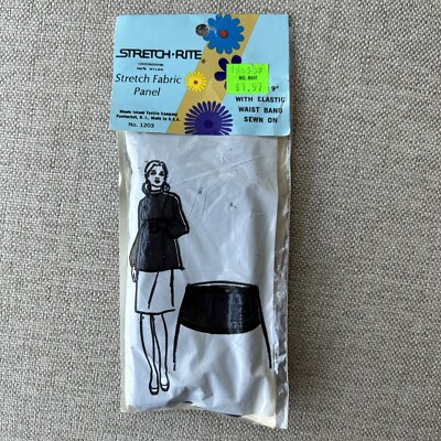 Vintage 1950s STRETCH-RITE Maternity Stretch Panel Sew On Pregnancy ...