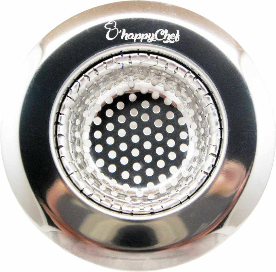 2 Pack Chappy Chef Heavy Duty Sink Strainer Stainless Steel Drain ...