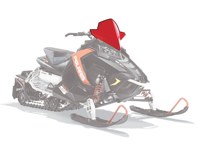 Polaris AXYS Snowmobile Mid Windshield Red 2880392 OEM for sale online ...