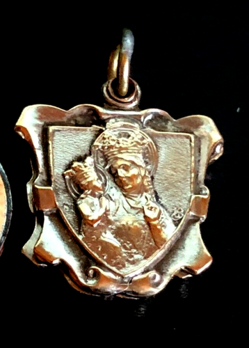 Vintage Catholic St Anne Relic Sliding Locket Religious Medal | eBay