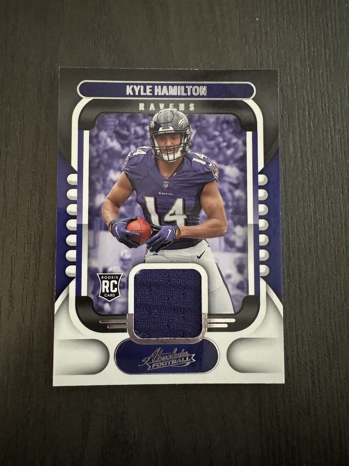 2022 Panini Absolute Absolute Rookie Materials #ARM-38 KYLE HAMILTON ...