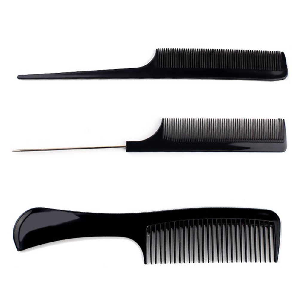 10Pcs/Set Beauty Salon Hair Styling Hairdressing Plastic Barbers Brush Combs PB | eBay