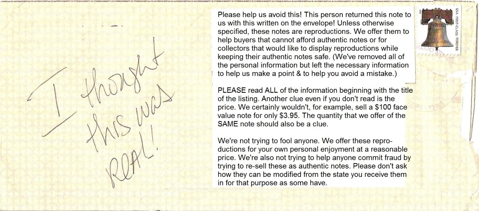 1891 $10 "TOMBSTONE" NOTE ~REPRODUCTION / COPY~BUY 4 GET 1 FREE | eBay