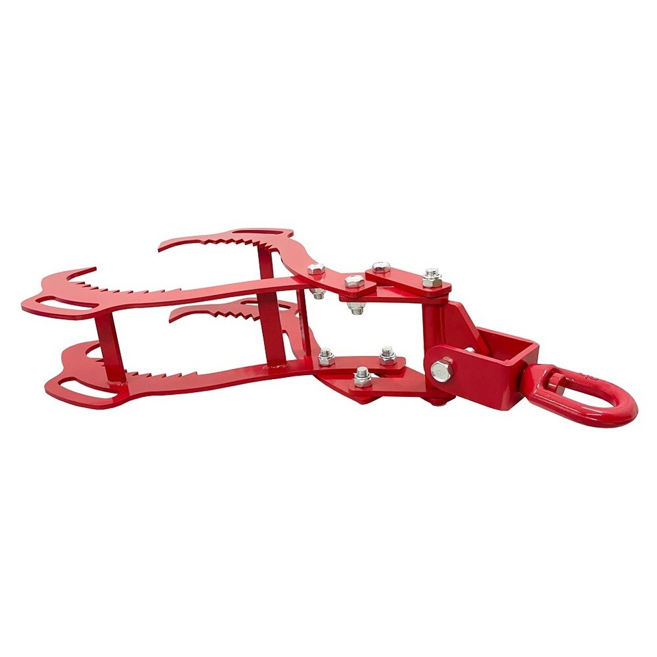 28-inch 4-claw Log Handling Clamps Non-slip Timber Lifting Pliers Hand ...