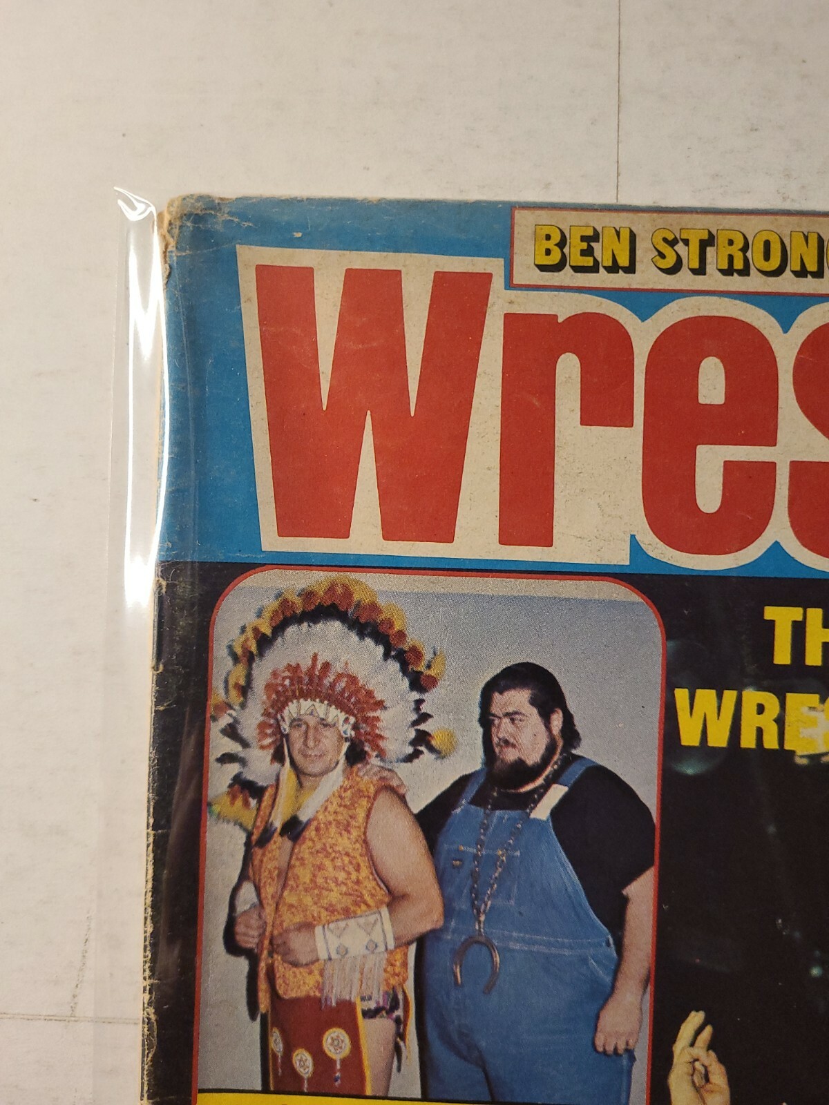 BEN STRONG WRESTLING Magazine March 1974 - Chief Jay Strongbow, Jean ...