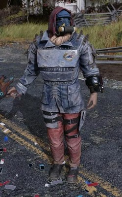 Fallout 76 Xbox One Very Rare Blue Ridge Caravan Outfit And Mask | eBay