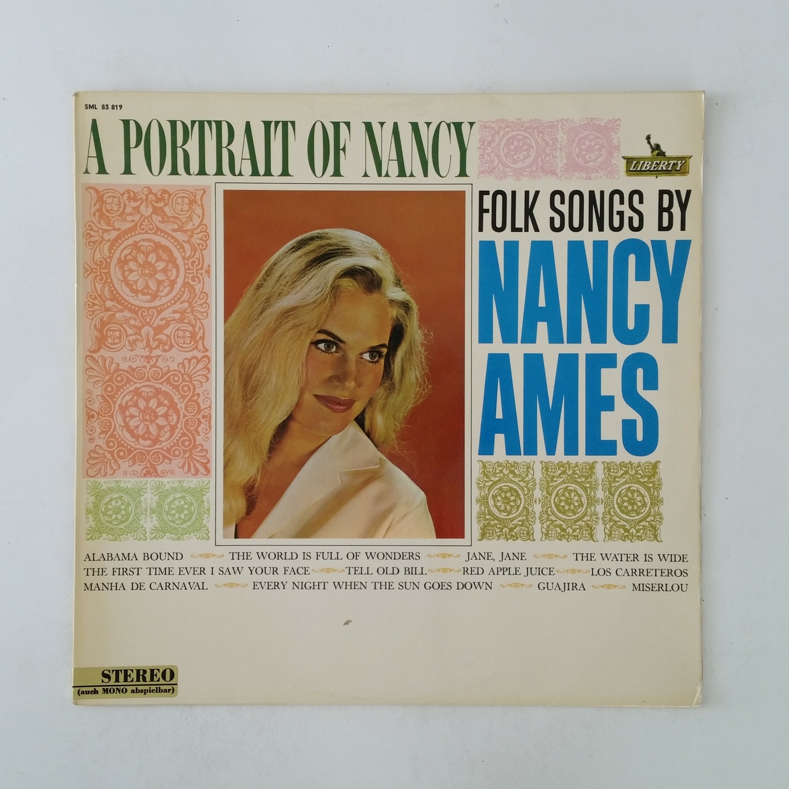 NANCY AMES A Portrait Of Nancy SML83819 GEMA LP Vinyl VG+nr++ Sleeve ...