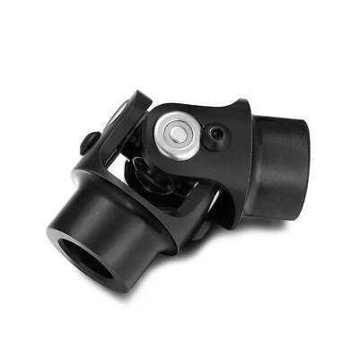 3/4" x 3/4" Double Round Single Steering Universal Joint Coupler Black ...