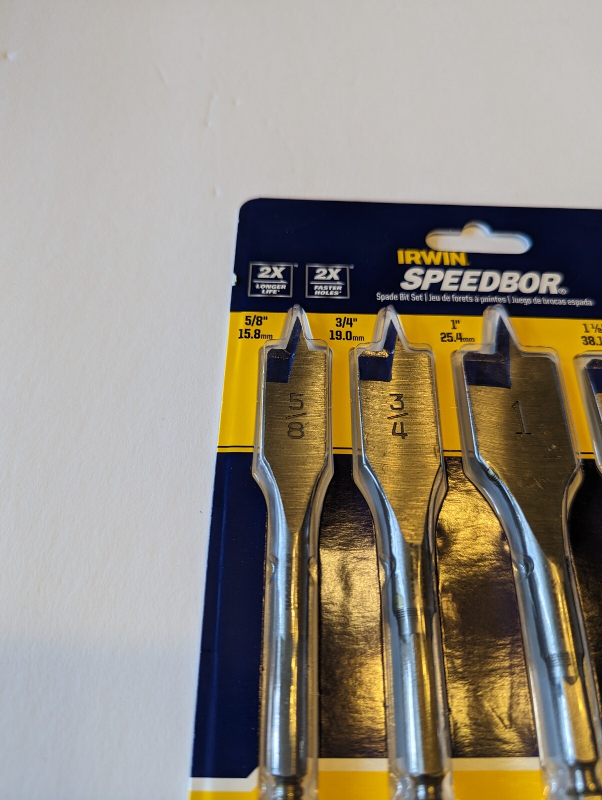 4pc Spade Bit Set No 87954 IRWIN Industrial Tool Co 9547 for sale ...