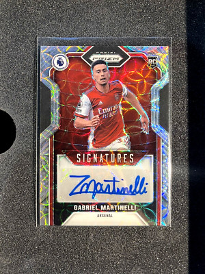 2021-22 Panini Prizm Gabriel Martinelli Auto Signatures Rookie Circle ...