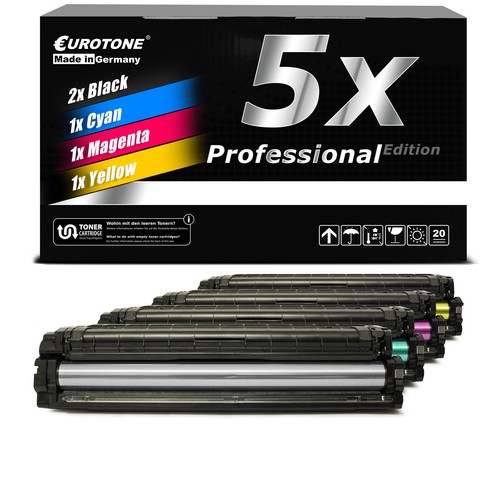 5x Pro Tóner para Samsung CLX-4195-N CLX-4195-FW CLX-4195-FN CLP-415-NW ...