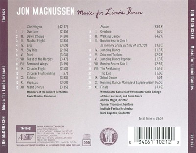 VARIOUS ARTISTS JON MAGNUSSEN: MUSIC FOR LIMÓN DANCES NEW CD ...