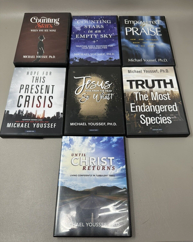 Michael Youssef PhD DVD CD Lot of 7 Christian Ministry Counting Stars ...