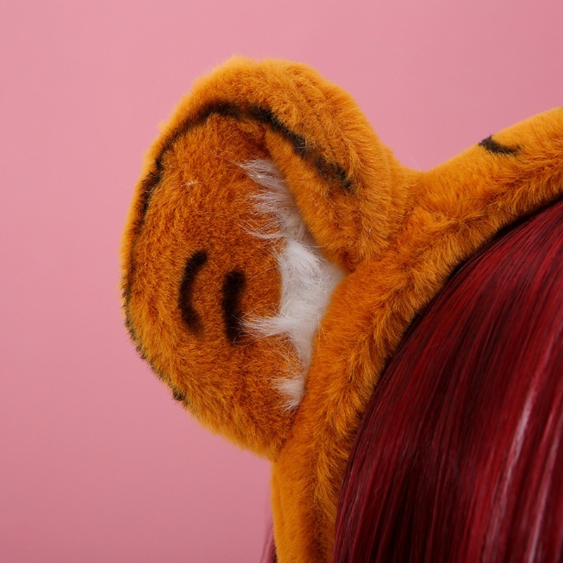 Tiger Ear Headband Animal Cartoon Headdress Plush Theme Party Hair ...