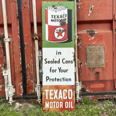 48in Texaco Motor Oil Vintage Style Repop Sign | eBay