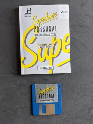 Superbase Personal – Amiga Database Software – Manual & Disk Included – Working | eBay UK