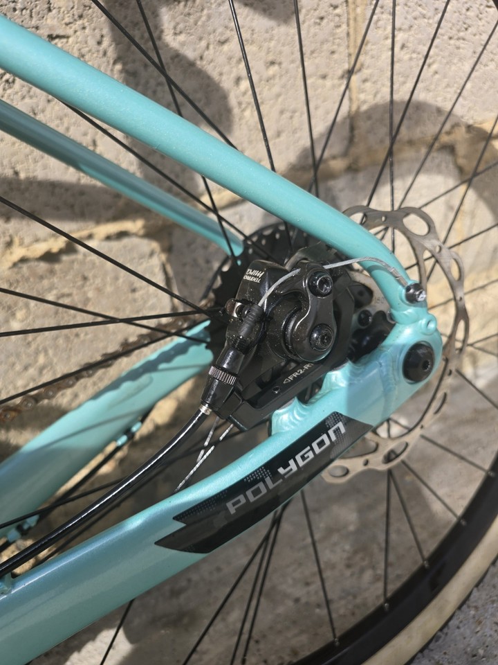 Polygon Bend R2 Gravel Bike Medium Frame In Light Blue | eBay UK