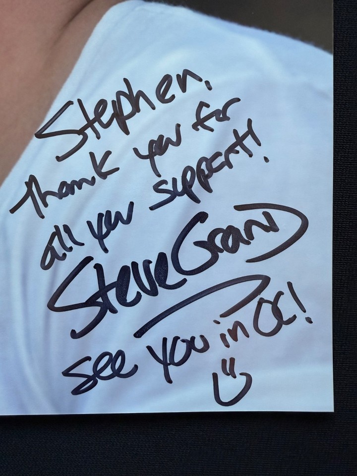 Steve Grand Hand Signed photos! (Singer, songwriter"Falling For Angels ...