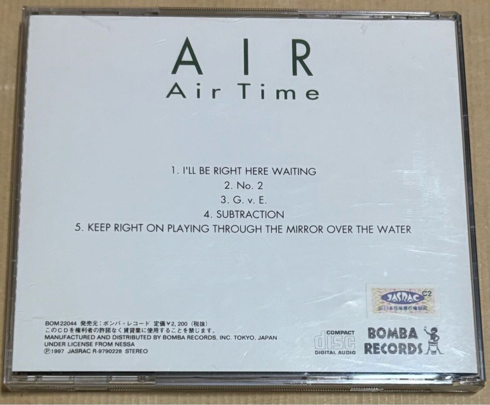 Air Time Henry Threadgill CD with Obi Bom-22044 Slight Disc Scratches ...